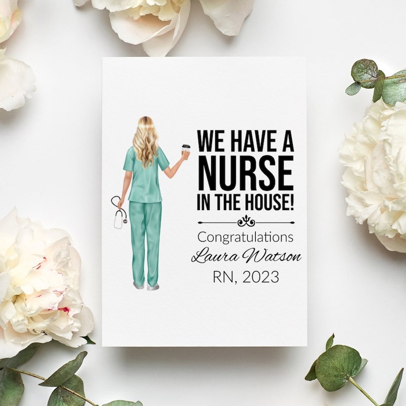 Nurse Graduation Card - Etsy