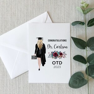 Personalized Doctor of Occupational Therapy Graduation Card, Custom ...