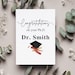 Personalized Phd Card, Phd Congratulations Gift, Graduation Phd ...