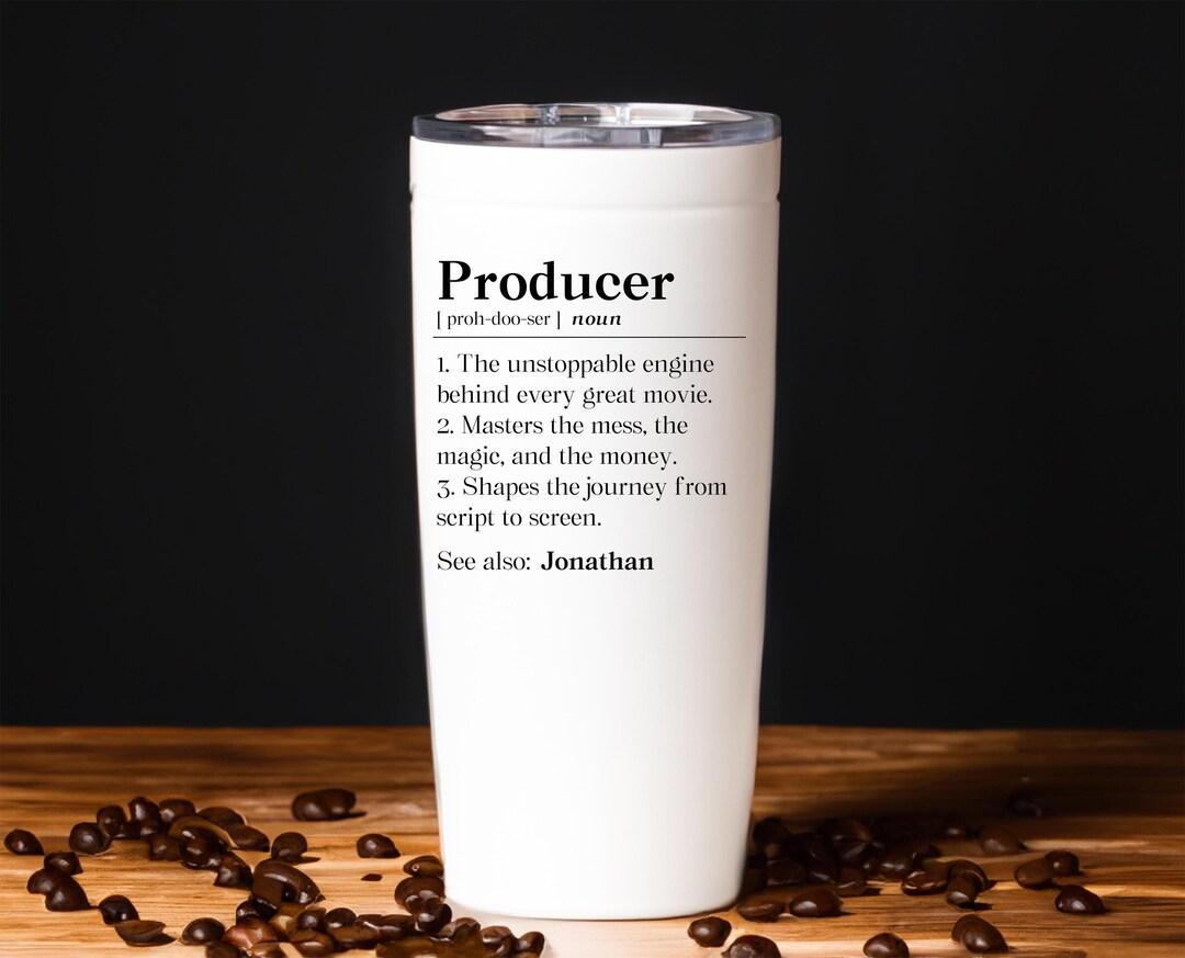 Personalized Movie Producer Definition Tumbler, Film Producer Gift ...