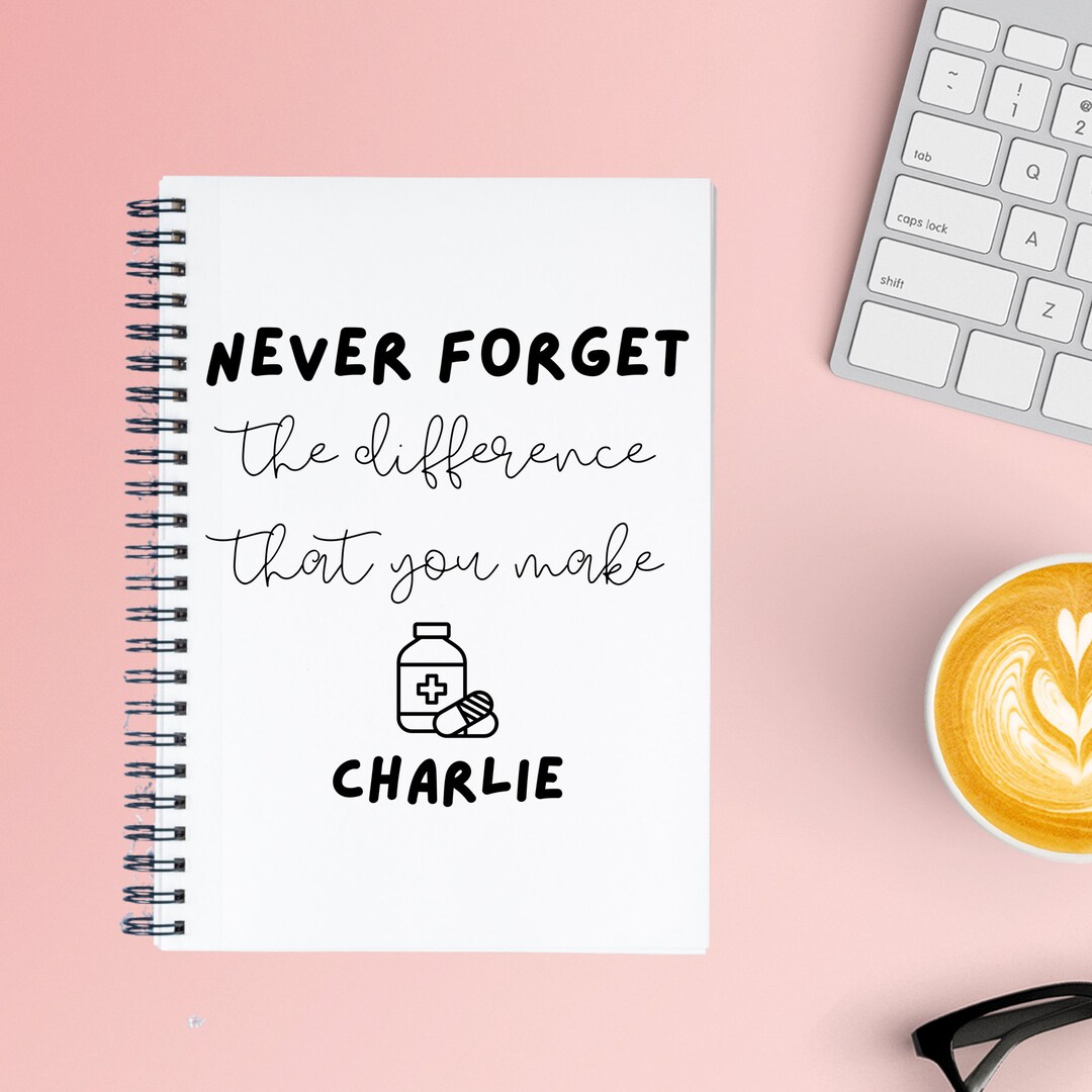 Personalized Pharmacist Notebook, Pharmacy Week Gift, Pharmacy Squad ...