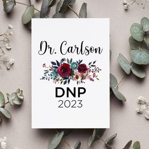 Personalized Dnp Graduation for Her Card, Dnp Graduate Women Gift ...