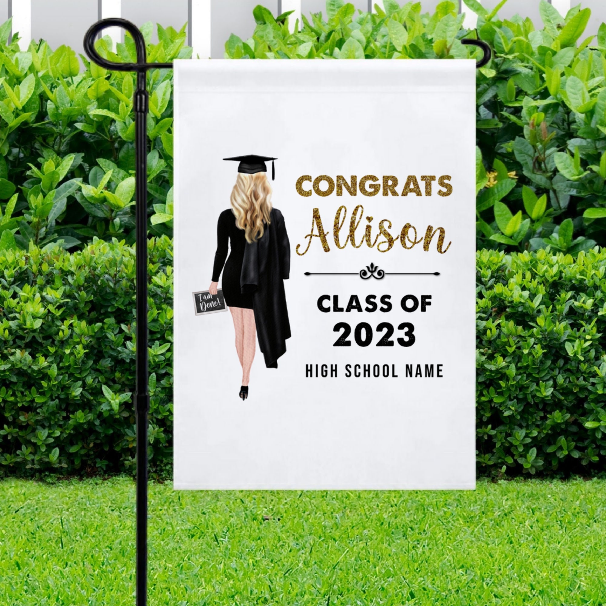 Personalized High School Graduation Yard Sign College - Etsy
