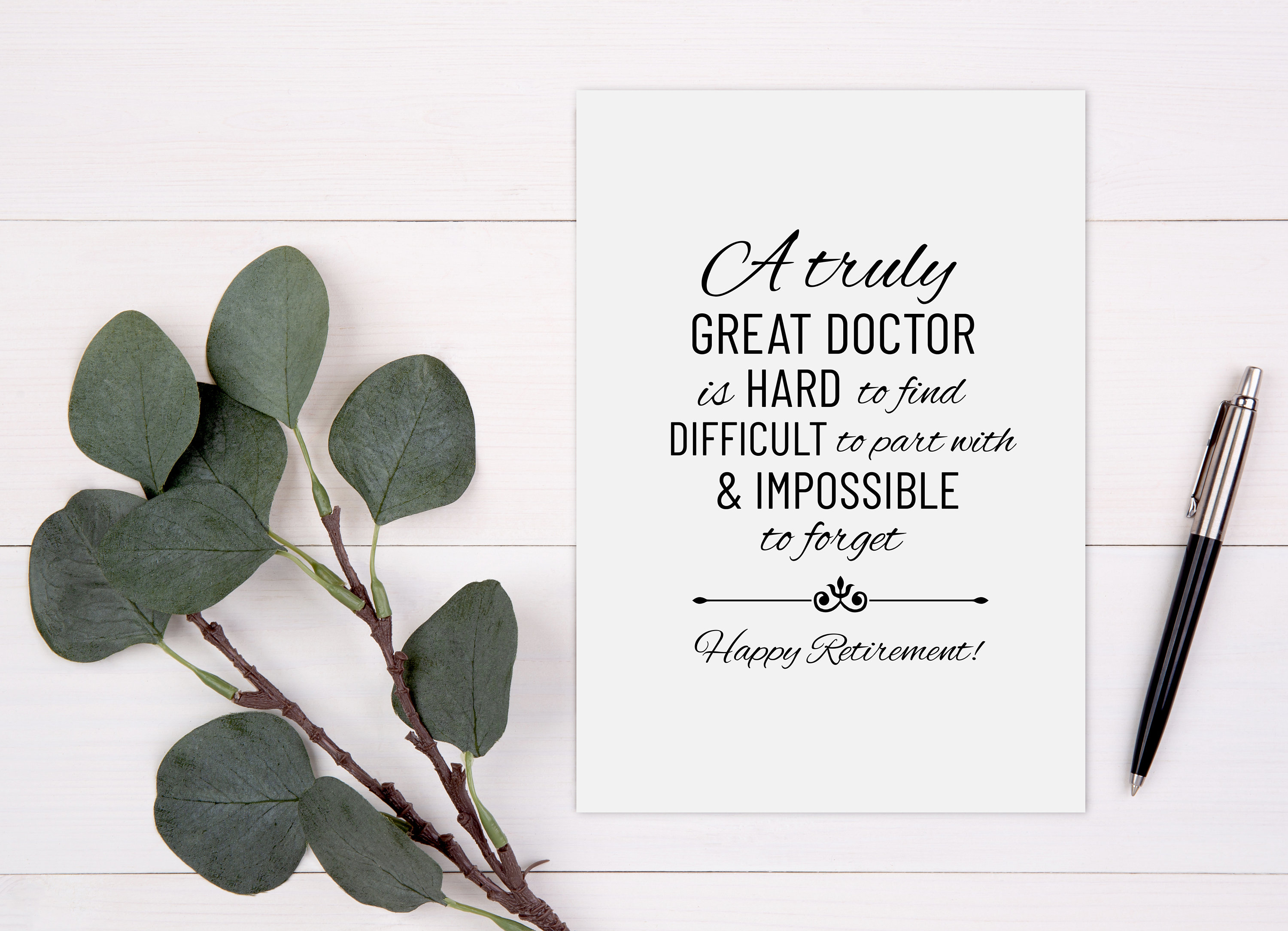 Doctor Retirement Card Happy Retirement Card for Doctor - Etsy