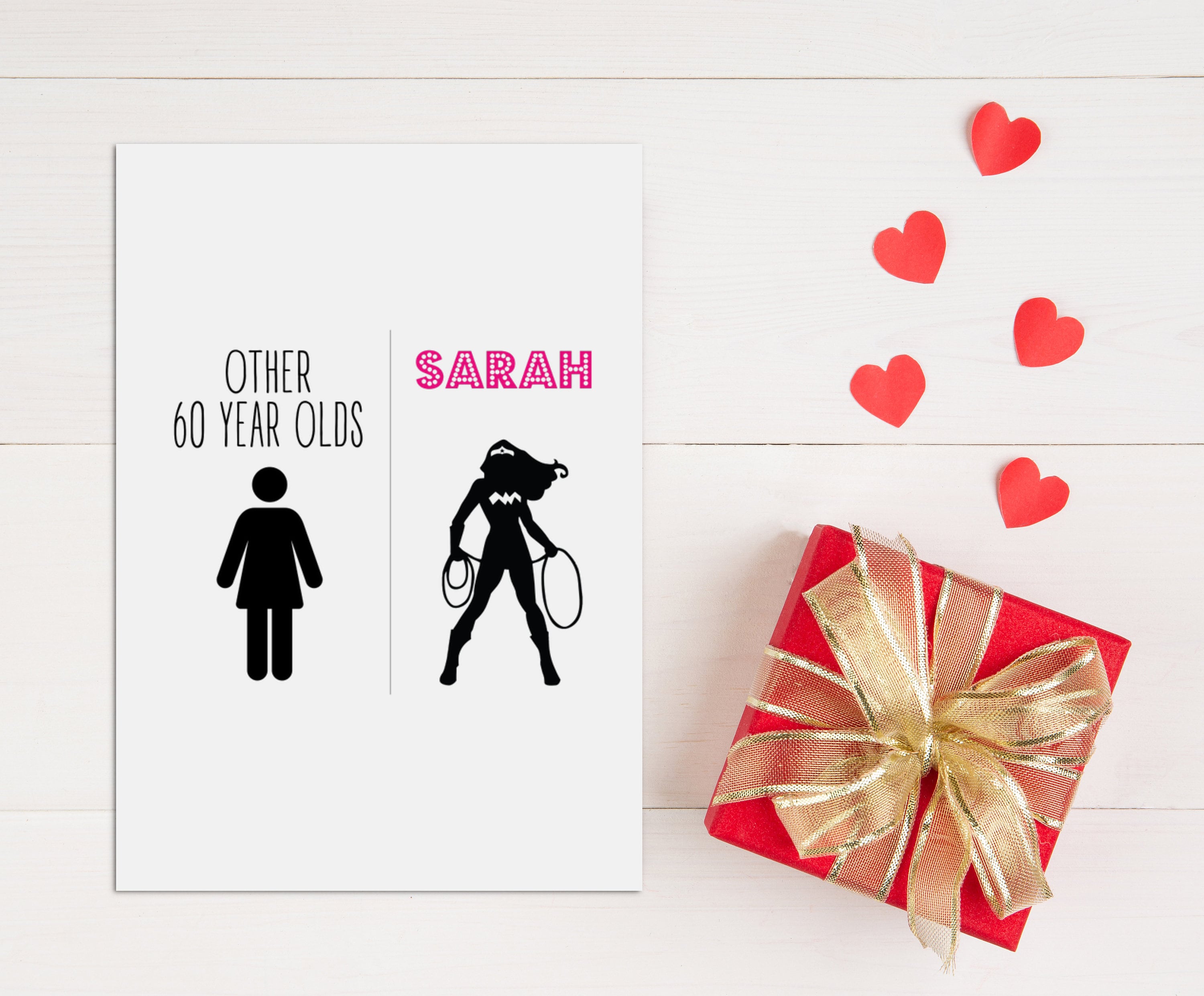 Personalized Sixty Birthday Card 60th Birthday Card 60 Year - Etsy