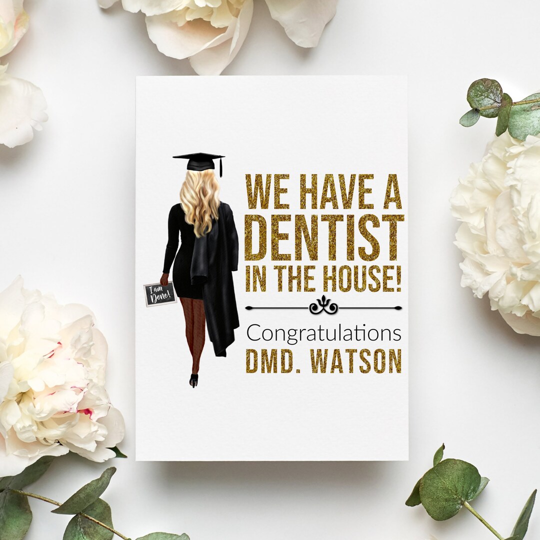 Personalized Dentist Graduation Card, Daughter Graduation Gift, We Have ...