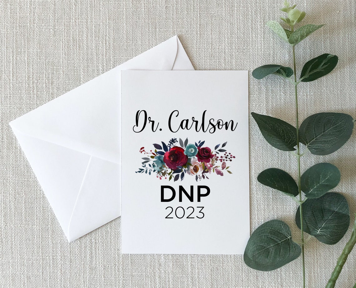 Personalized Dnp Graduation for Her Card, Dnp Graduate Women Gift ...
