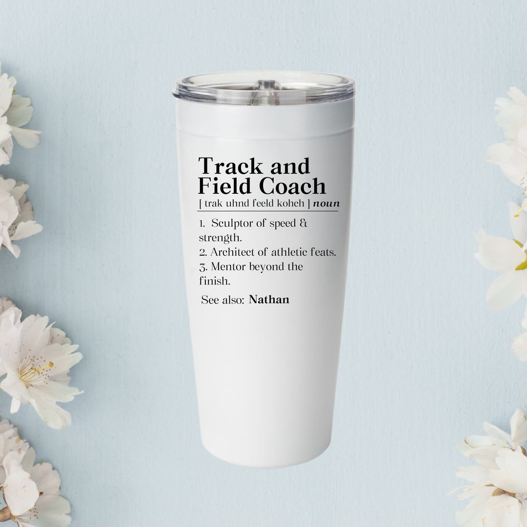 Track and Field Coach Thank You Personalized Tumbler - Etsy