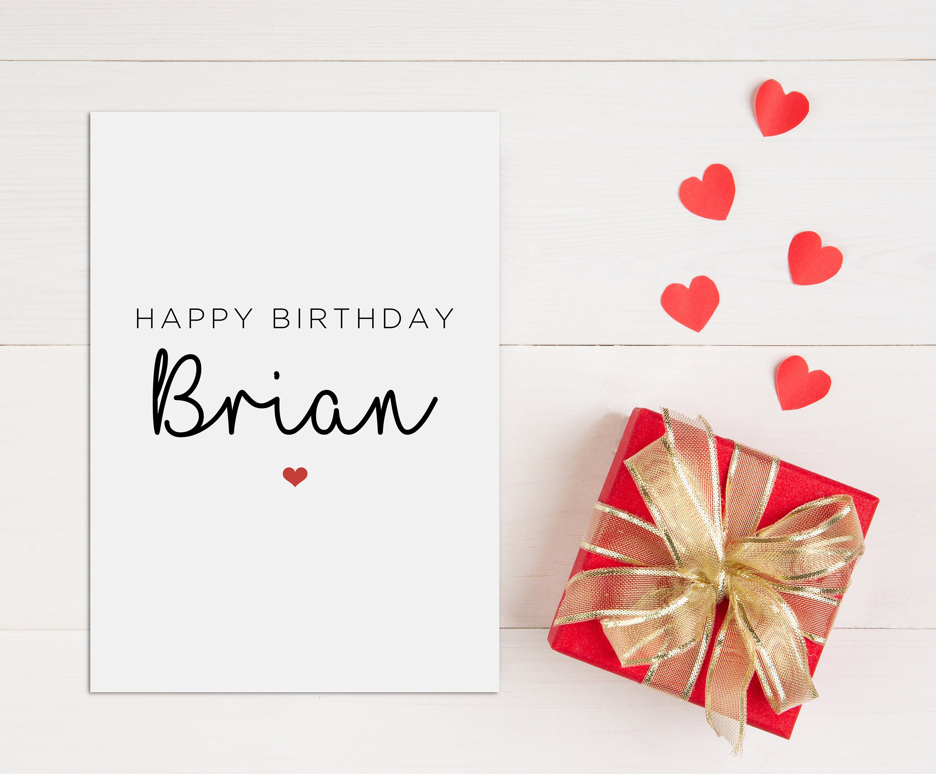 Personalized Happy Birthday Card Birthday Card for Him - Etsy