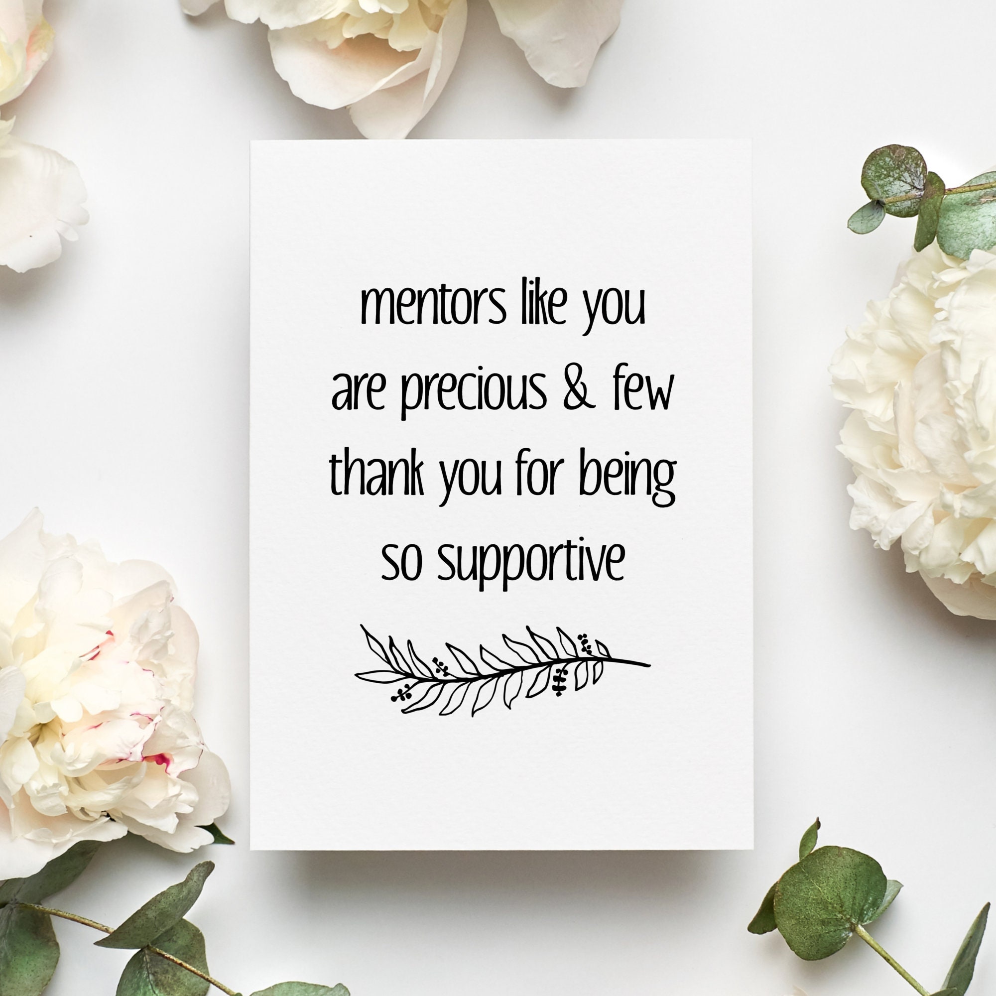 Mentor Card, Mentor Gift, Mentor Appreciation Gift, Mentor Thank You ...