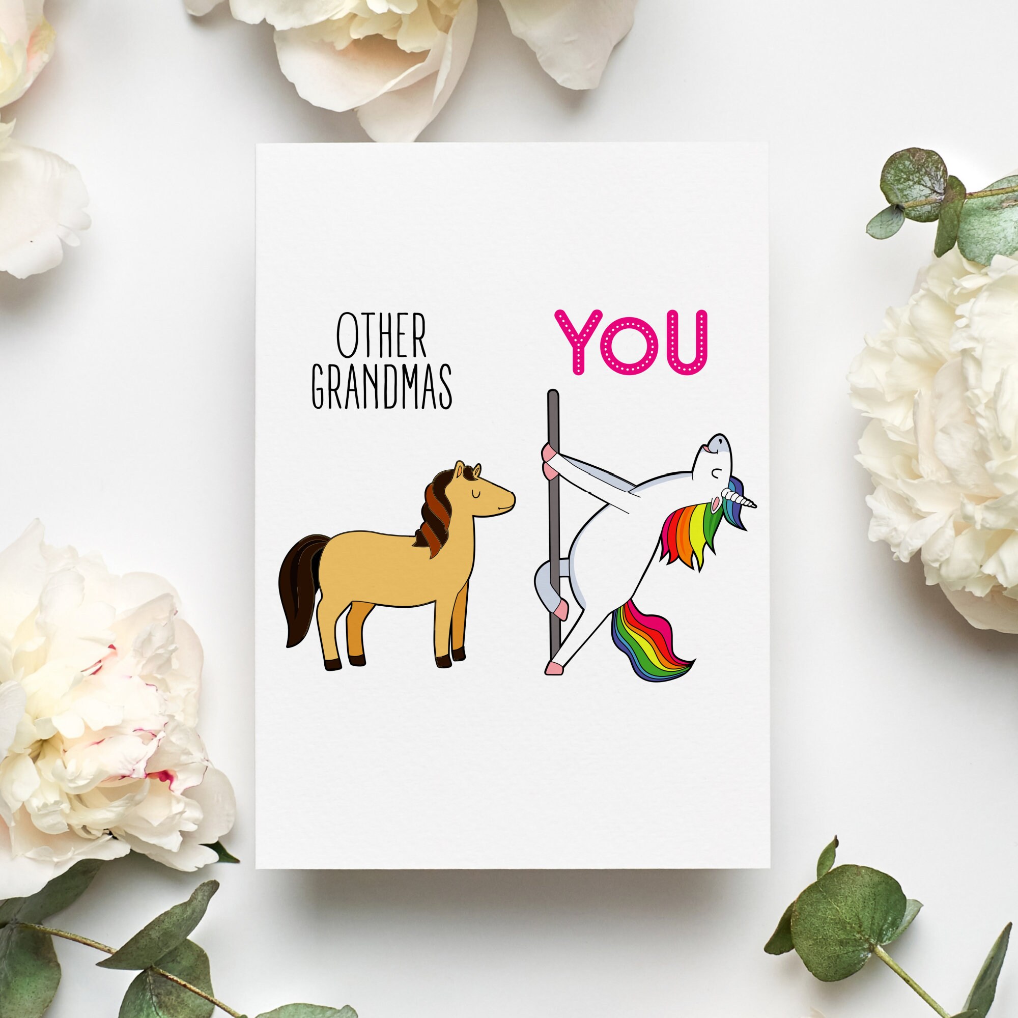 Grandma Card, Grandma Birthday Card, Funny Grandma Card, Funny Grandma ...