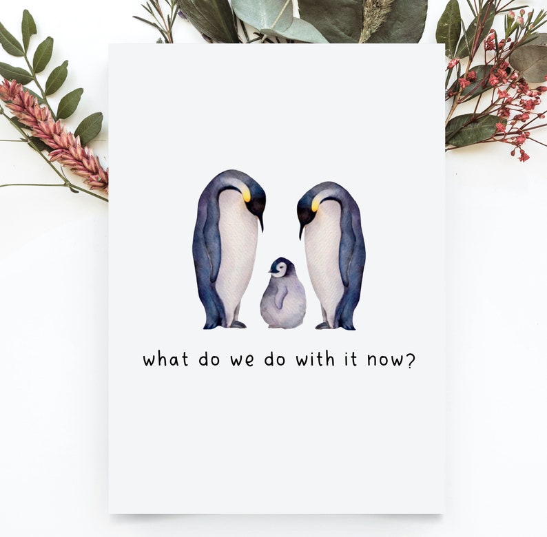 New Parents Card Funny New Parents Card First Time Parents | Etsy