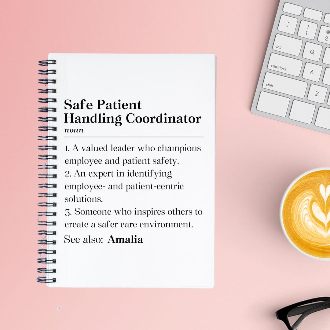 Personalized Safe Patient Handling Coordinator Notebook, Custom ...