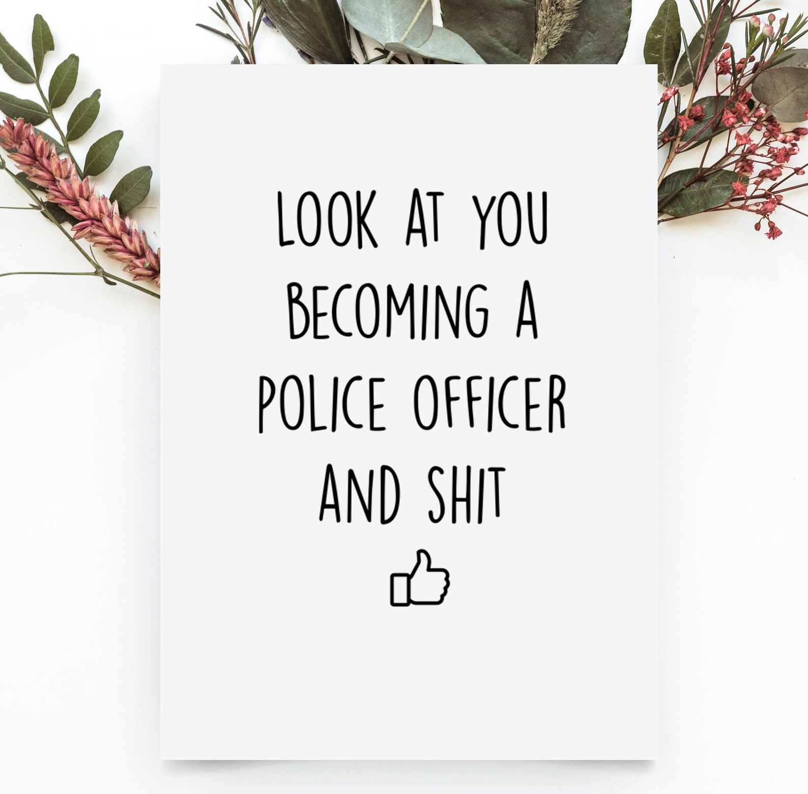 Police Academy Graduation Card Police Officer Graduation Gift - Etsy
