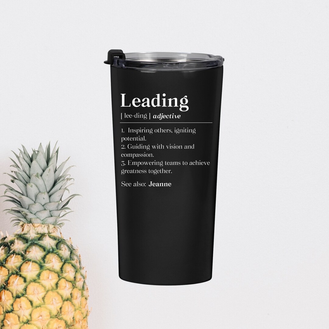 Personalized Team Leader Tumbler, Custom Leadership Gift, Manager ...