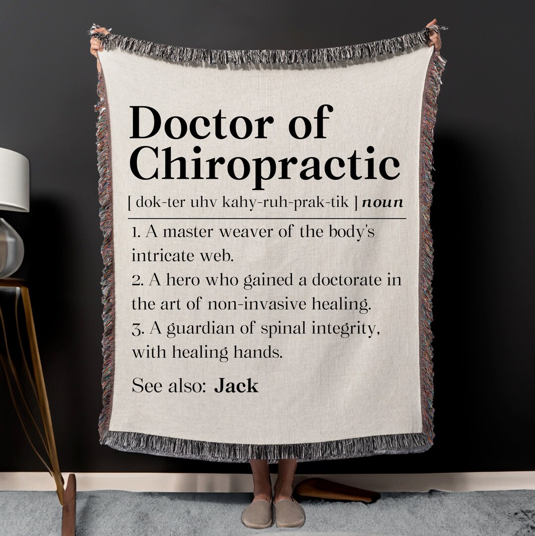 Personalized Doctor of Chiropractic Graduate Woven Blanket, Custom ...