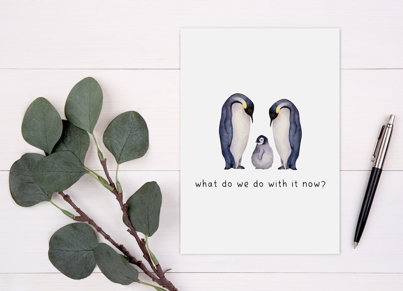 New Parents Card Funny New Parents Card First Time Parents - Etsy