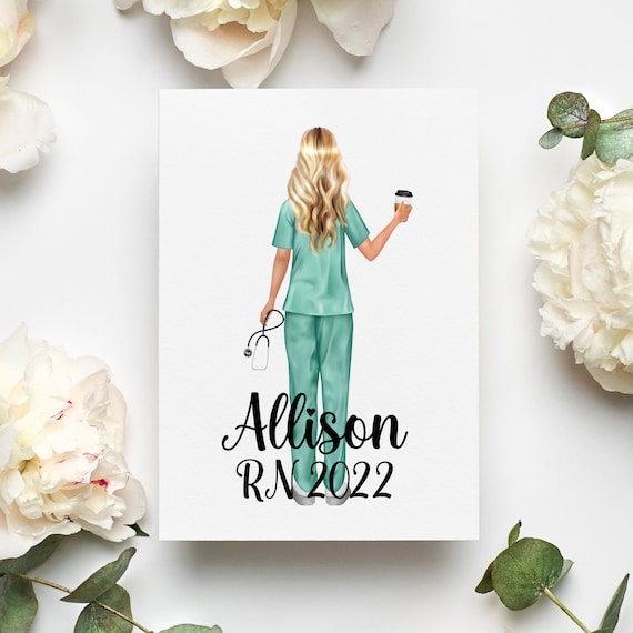 Personalized Registered Nurse Card RN Week Cards Custom - Etsy