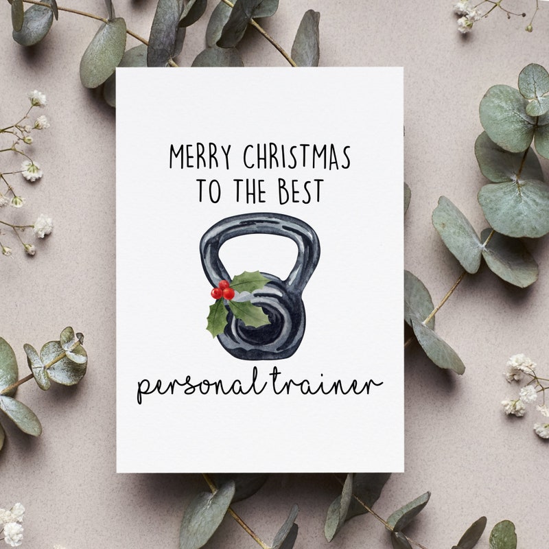 Christmas Cards for Personal Trainer - Etsy