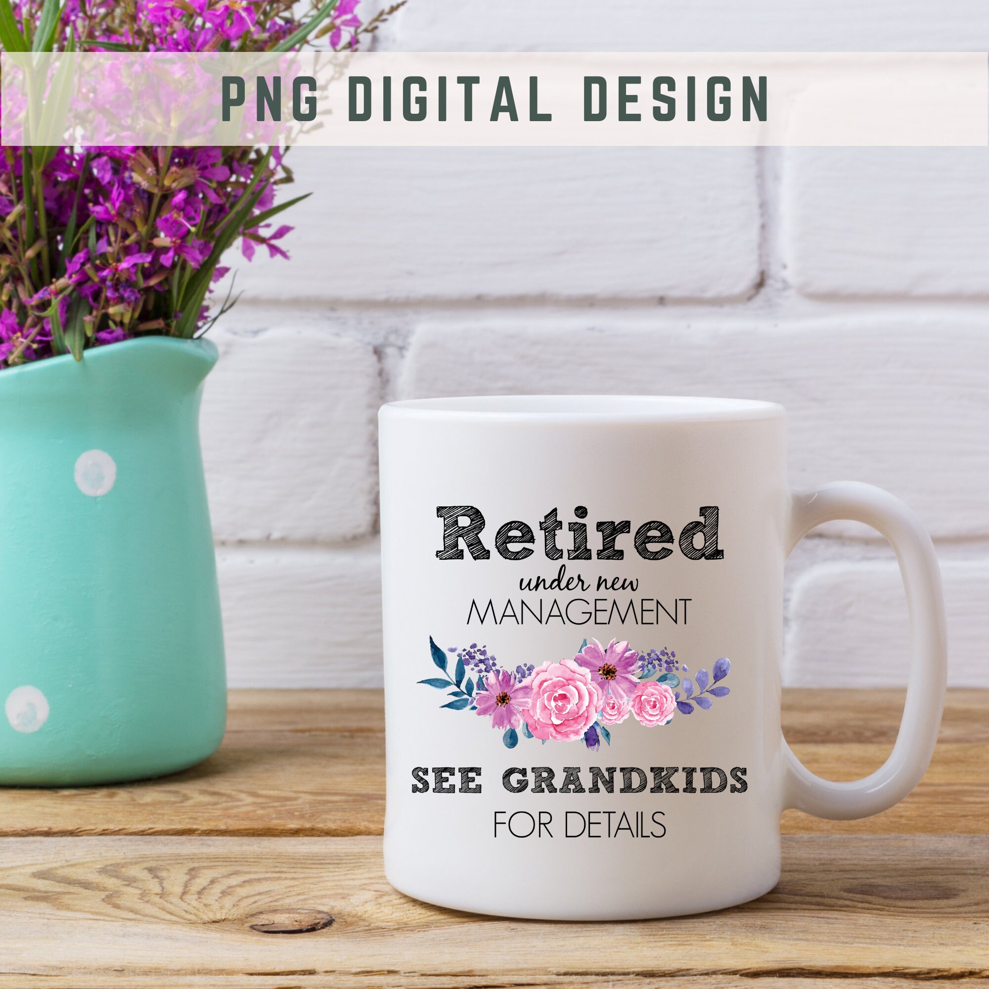 Retired Grandma Png Retirement Printable Sublimation Design - Etsy