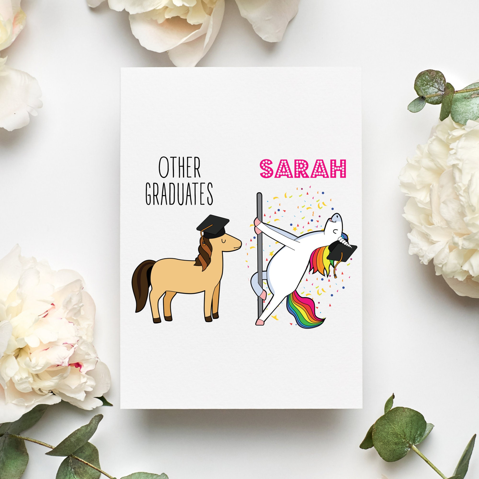 Personalized Graduate Card Funny Graduate Card Graduation - Etsy