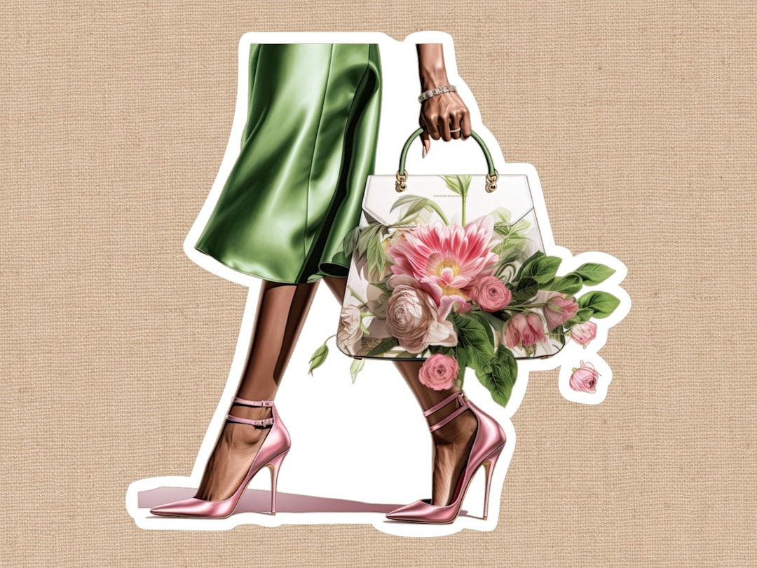 Pretty Girls Walk Like Sticker, Black Girl Sticker, African American ...