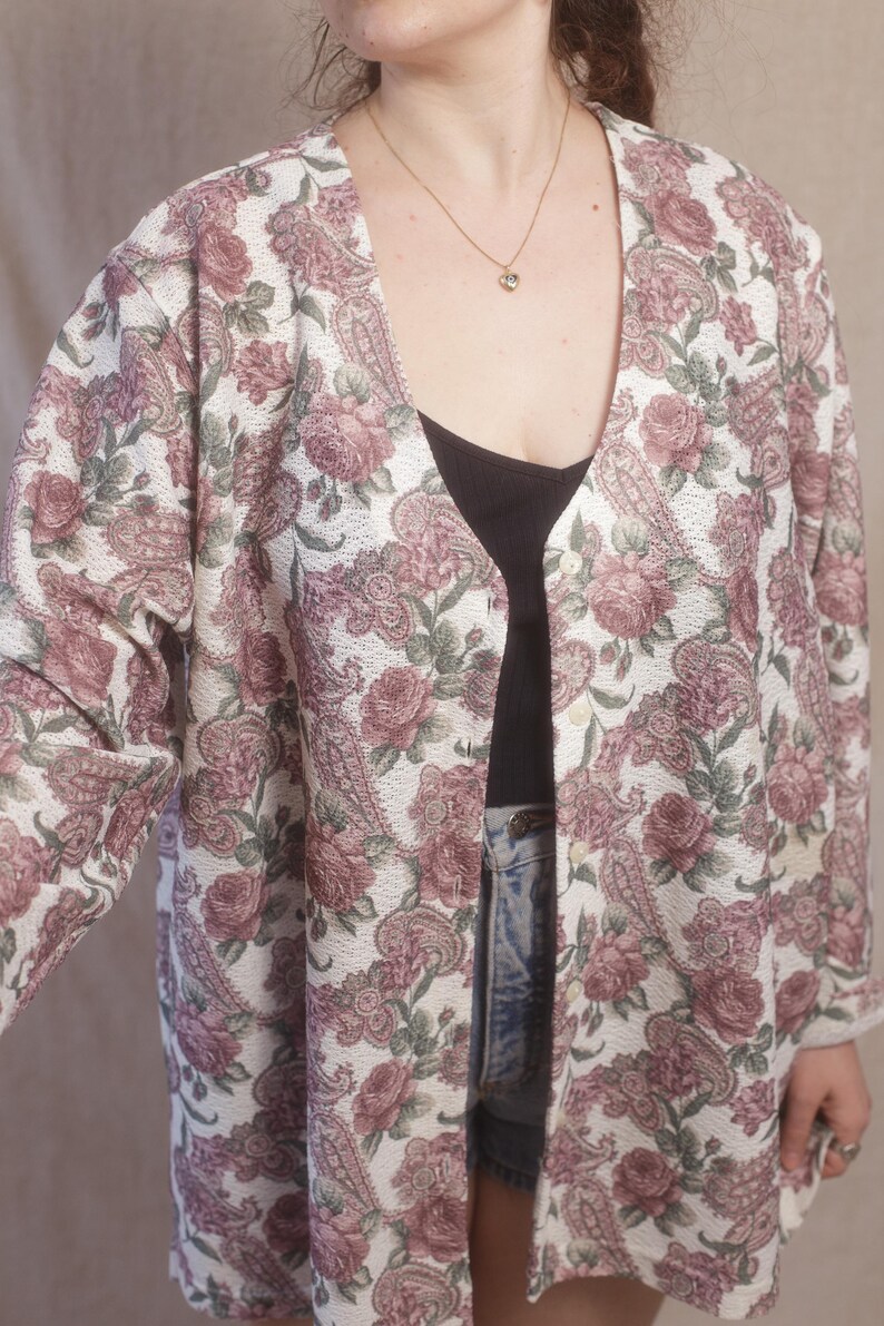 Floral Granny Cardigan by Bonworth - Etsy