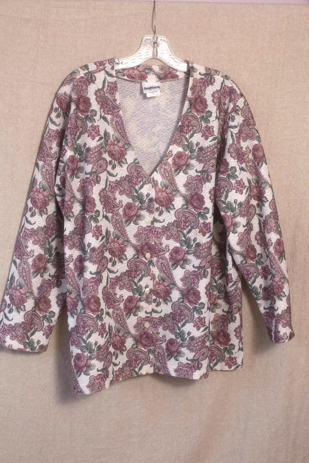 Floral Granny Cardigan by Bonworth - Etsy