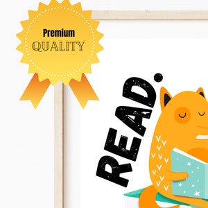Printable Kids Read Poster Playroom Classroom Nursery Kids Bedroom ...
