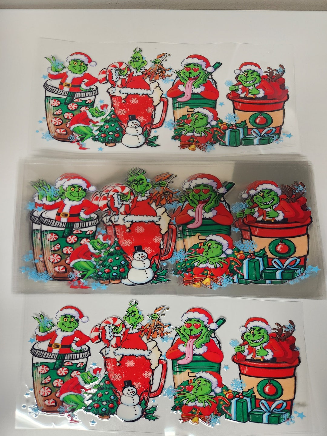 16oz UV Dtf Merry Wrap Ready to Apply Cup Wrap No Heat Needed Permanent Adhesive Waterproof - Etsy