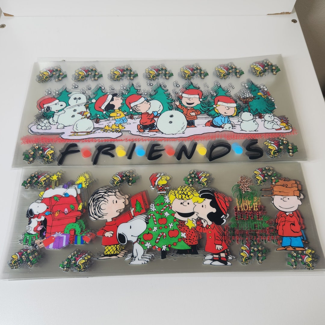 Friends Wrap 2 Piece Set Sized for 40 Ounce UV DTF Wrap - Etsy