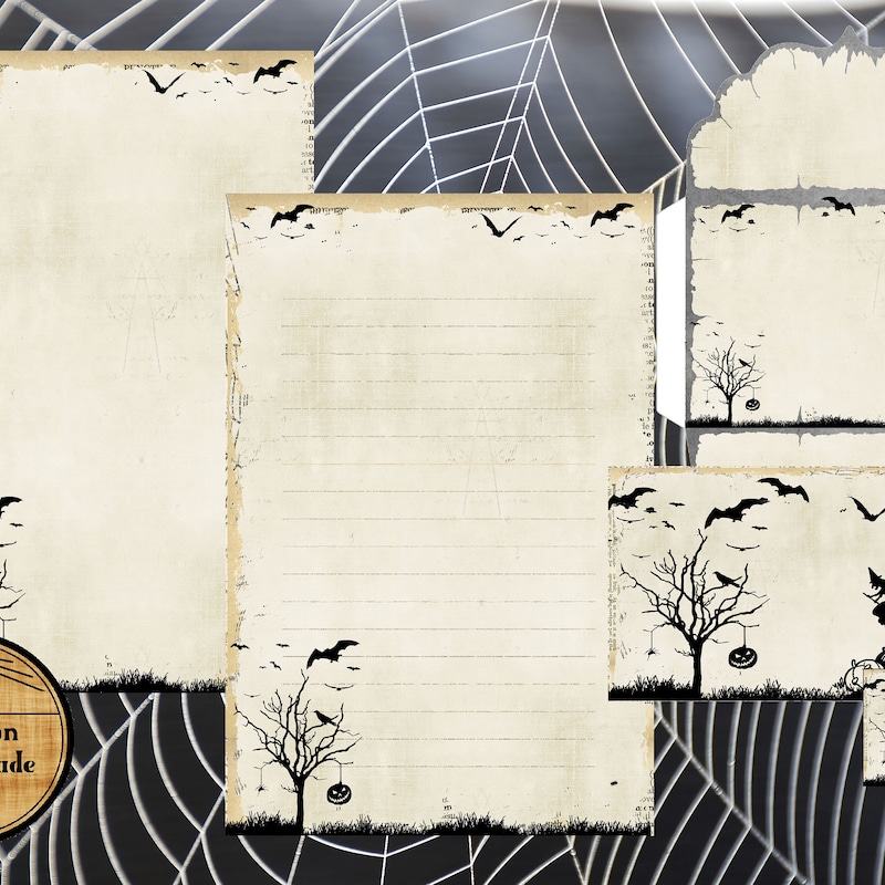 Halloween Stationary - Etsy