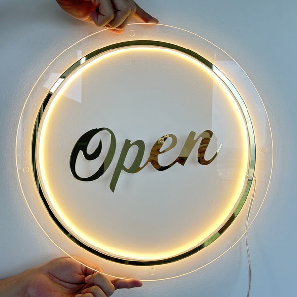 Lighted Open Sign - Etsy