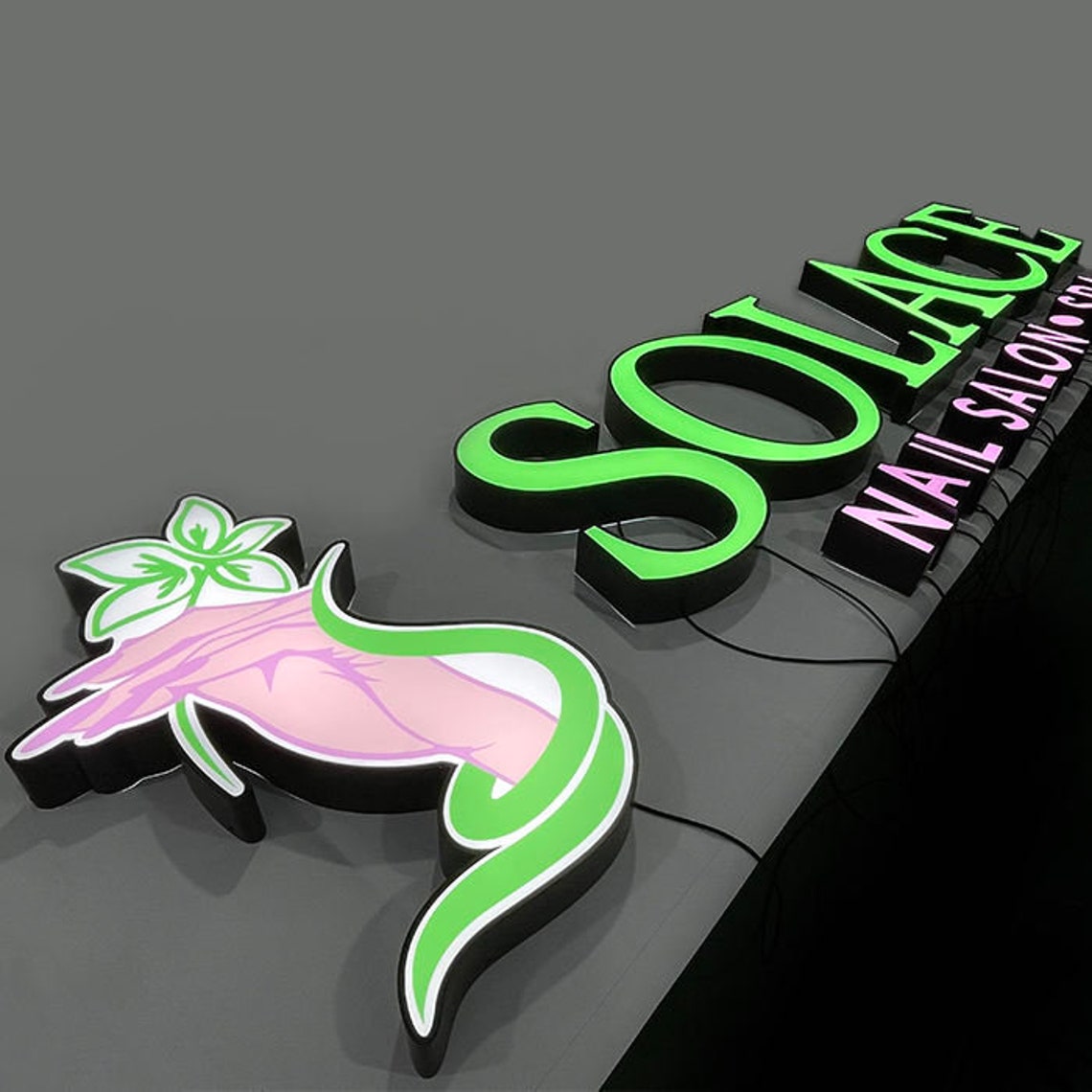 Custom 3D Face Light Sign Custom Bussiness Logo Led Bussiness - Etsy