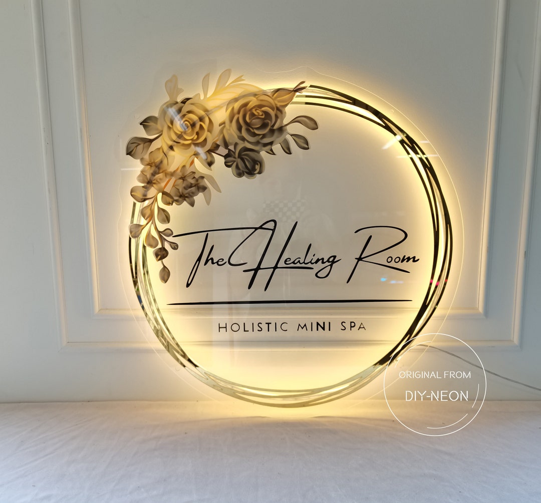 Acrylic Wall Sign | Custom Acrylic Sign | Custom Backlit Sign | Light ...