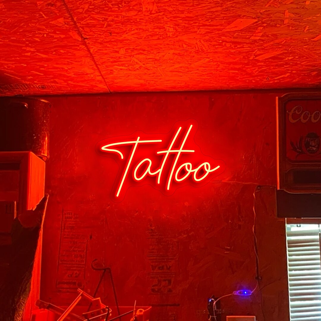 Tattoo LED Neon Sign for Your Studio Home Decor Bedroom - Etsy
