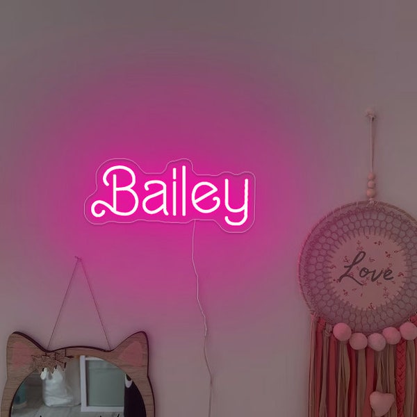 Barbie Name Neon Sign - Etsy