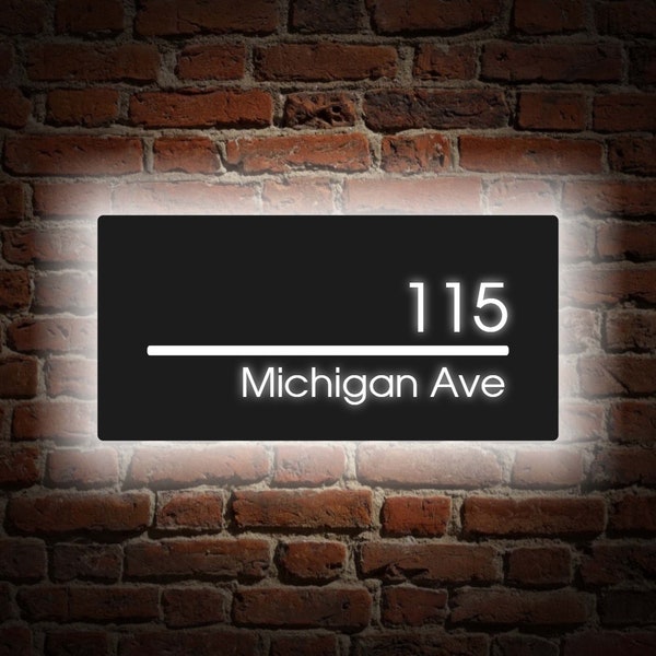 Led House Number - Etsy