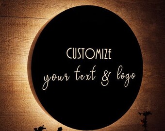 Custom Logo Light Box - Etsy