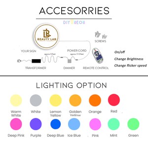 Custom Acrylic Sign Led Round Acrylic Sign for Business Beauty Logo ...