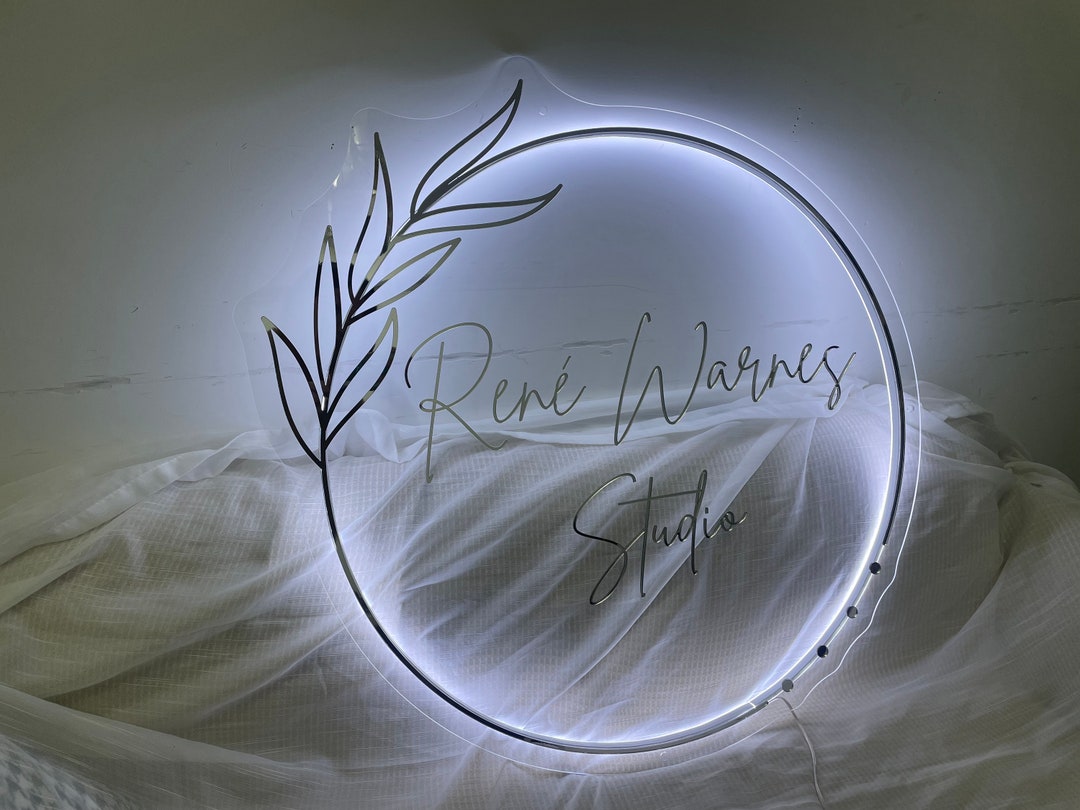 Custom Acrylic Neon Sign Nail Business Sign Beauty Logo Sign Hair ...