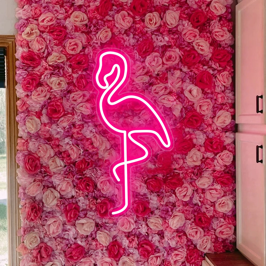 Flamingo Neon LED Sign Home Decor Custom Made Neon Light for - Etsy