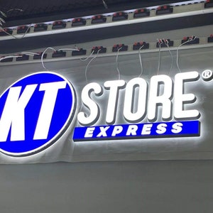 Custom 3D Face Light Sign Custom Bussiness Logo Led Bussiness Sign ...