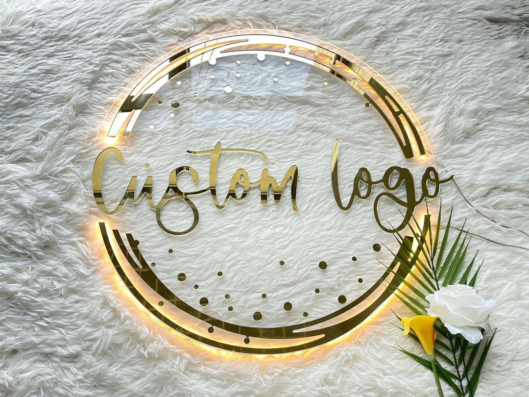 Custom Acrylic Neon Sign Nail Business Sign Beauty Logo Sign Hair ...