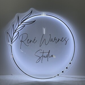 Custom Acrylic Sign With Led Lighting for Skin Care Logo Botox Sign ...