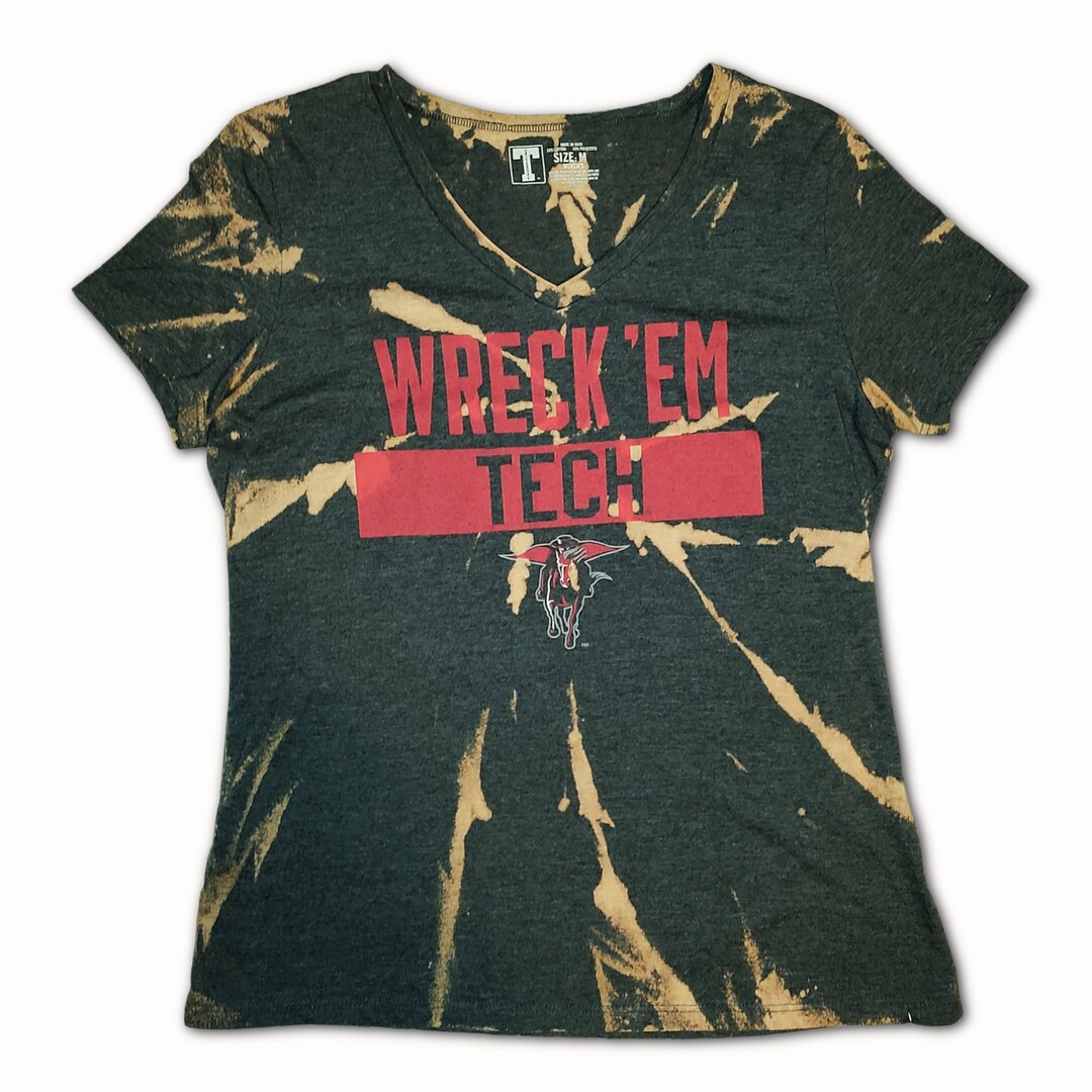 Texas Tech /wreck'em Tech-university T-shirt-up-cycled-game Day Ootd ...