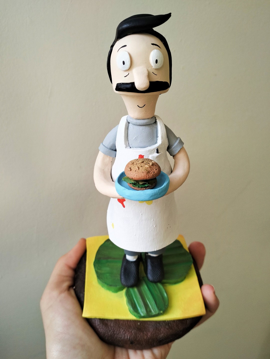 Bob's Burgers Sculpture Handmade Bob Belcher Figurine-charming Bob's ...