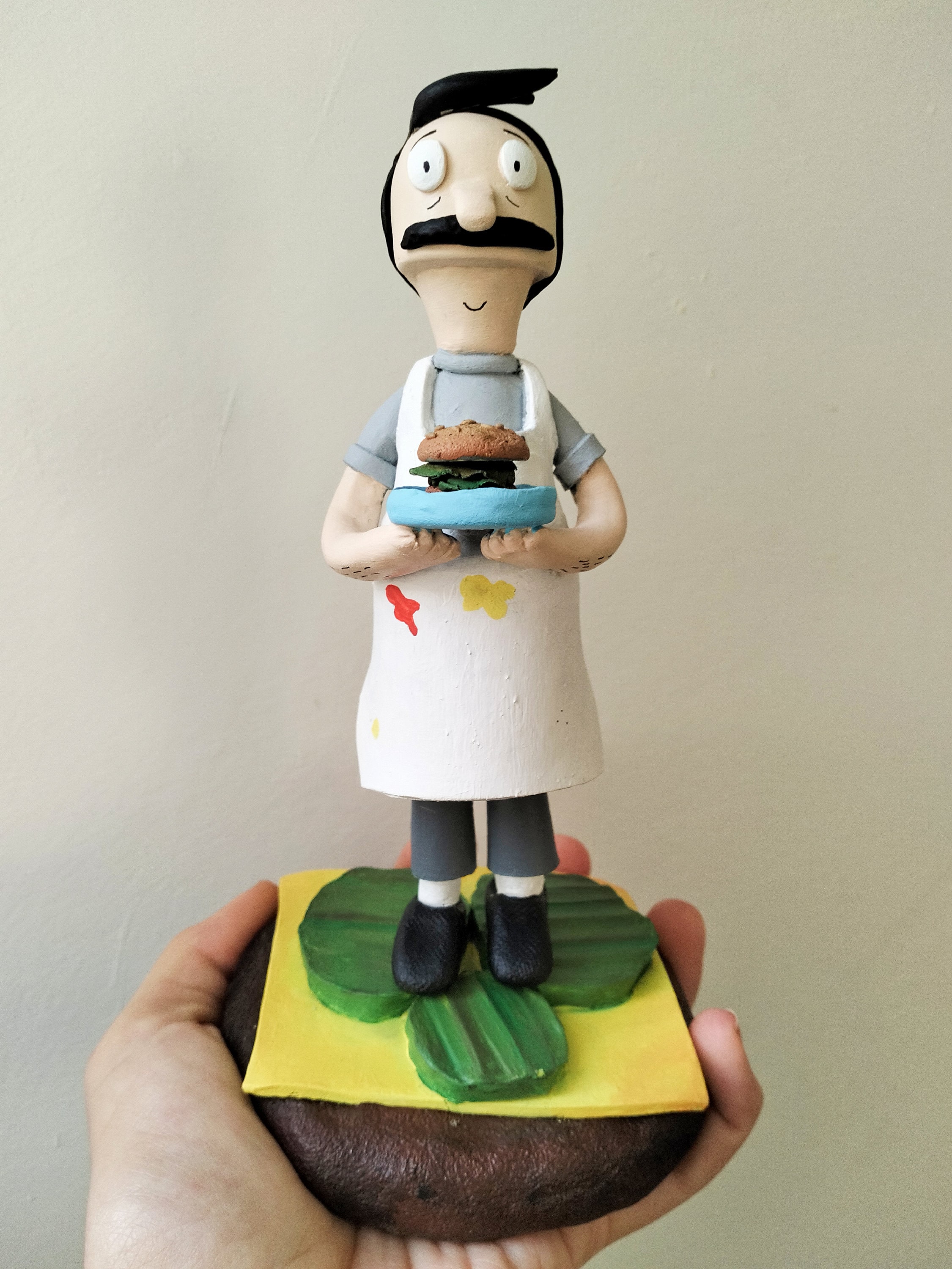 Bob's Burgers Sculpture Handmade Bob Belcher Figurine-charming Bob's ...