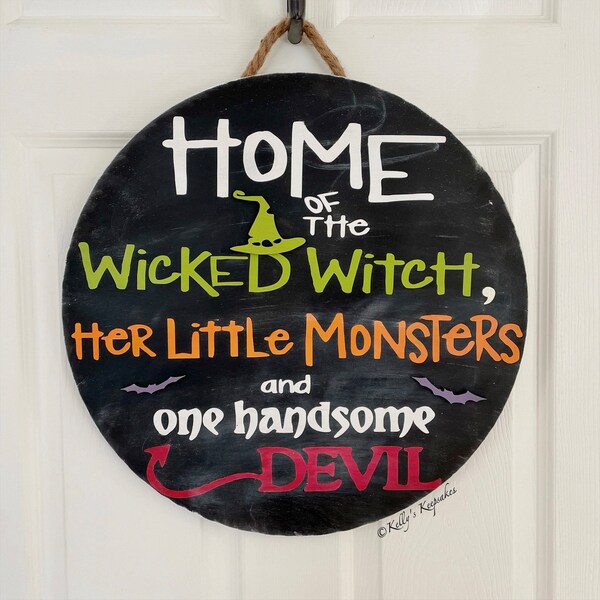 Wicked Witch Sign - Etsy