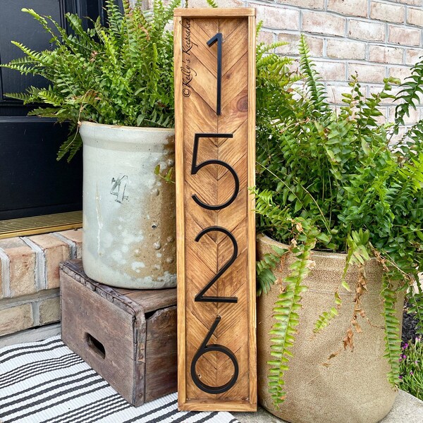 Address Sign for Porch - Etsy